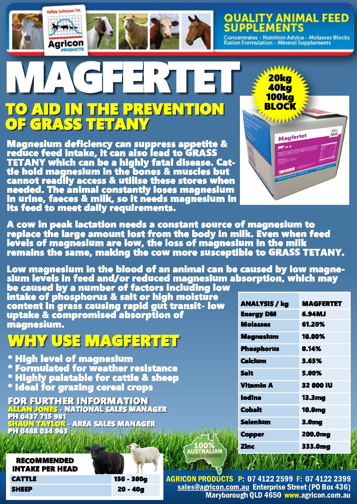 Magfertet Flyer | Agricon Products