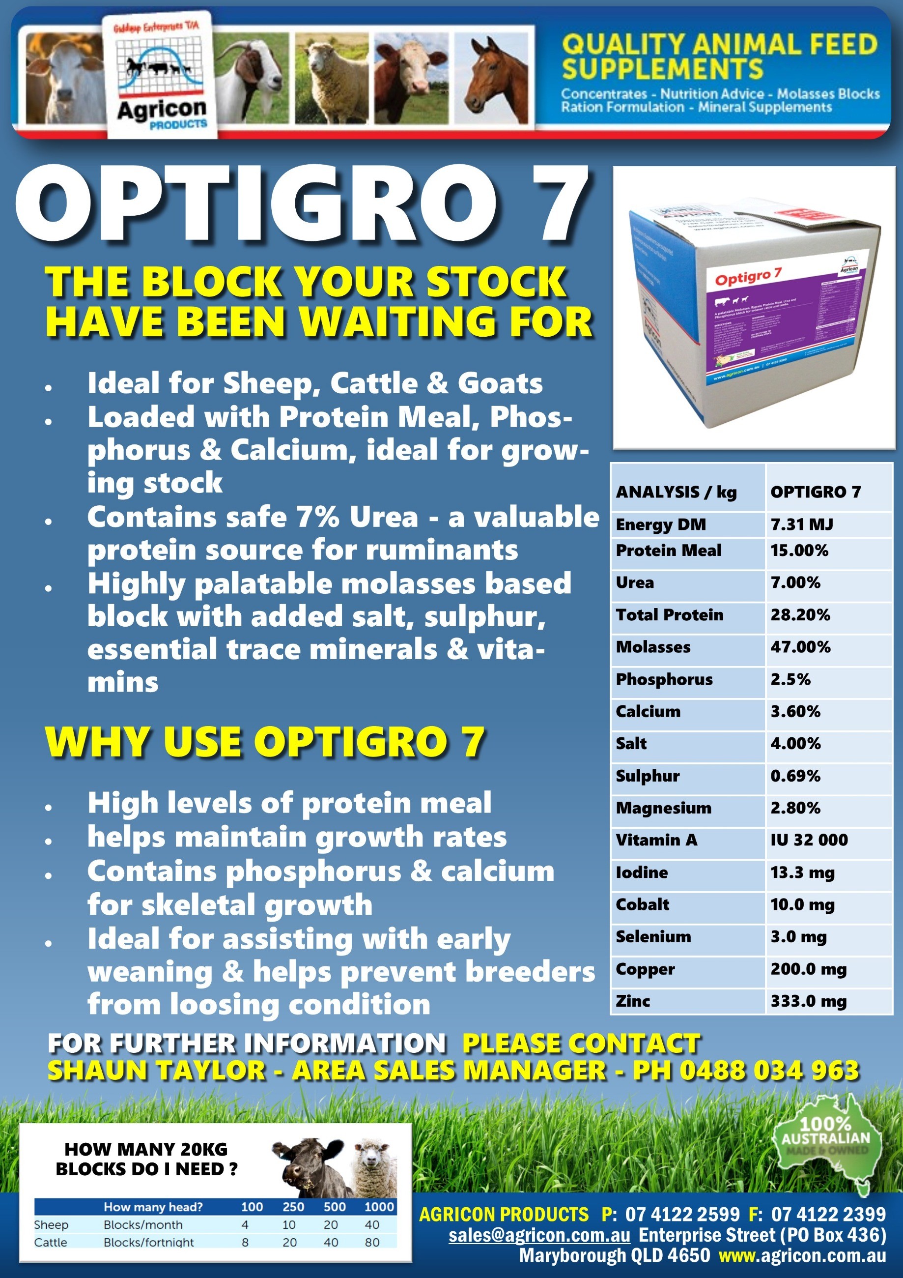 Optigro 7 Flyer | Agricon Products